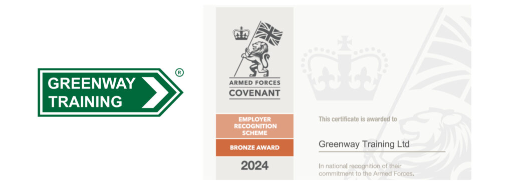 Greenway Training Recognised with Bronze Award for Defence Support ...